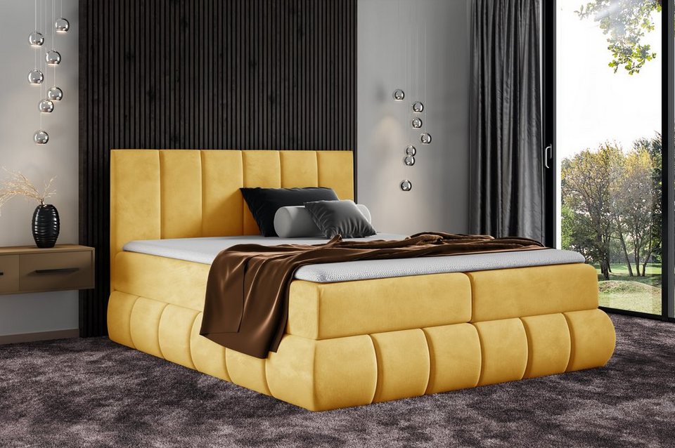 Yourhouse24 Boxspringbett Venice Mit 2 Bettkästen Doppelbett Mit