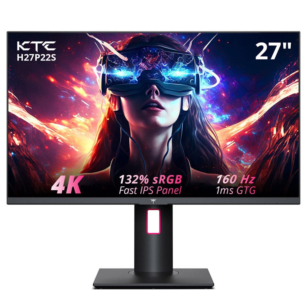 KTC H27P22S UHD 4K Gaming-Monitor (3840×2160 px, 1 ms Reaktionszeit, Fast IPS 3840×2160 160Hz ...
