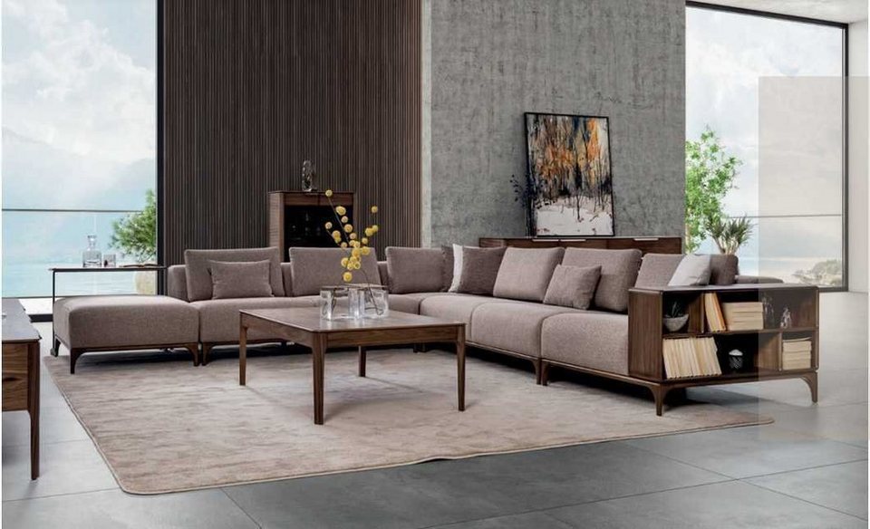Jvmoebel Wohnzimmer Set Luxus 2tlg Wohnzimmer Set Ecksofa L Form Mit
