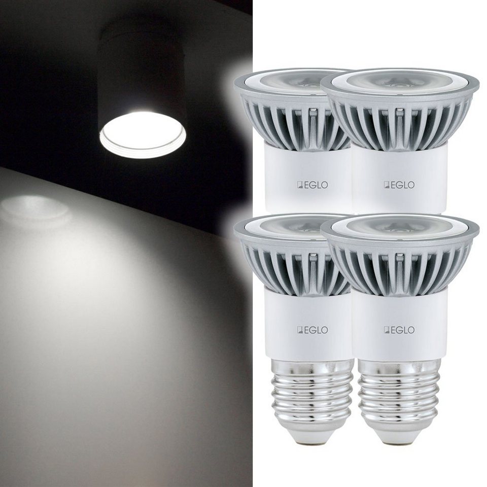 Etc Shop Led Leuchtmittel 4er Set 3 Watt Reflektor Strahler E27