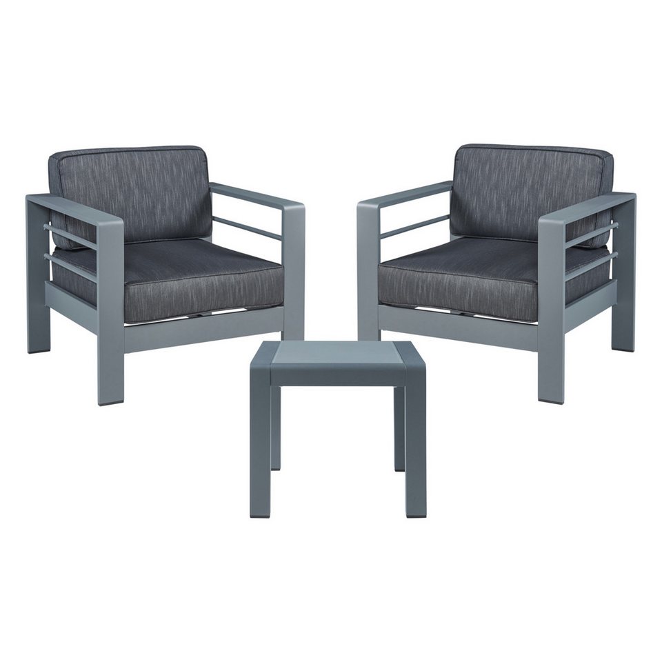Casapro Balkonset Set 3 Tlg 2 Sessel 1 Tisch Avise 2x Sessel