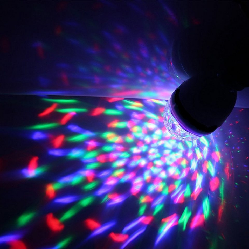 Satisfire Discolicht Party Lamp E27 Fassung Raumfüllender Led