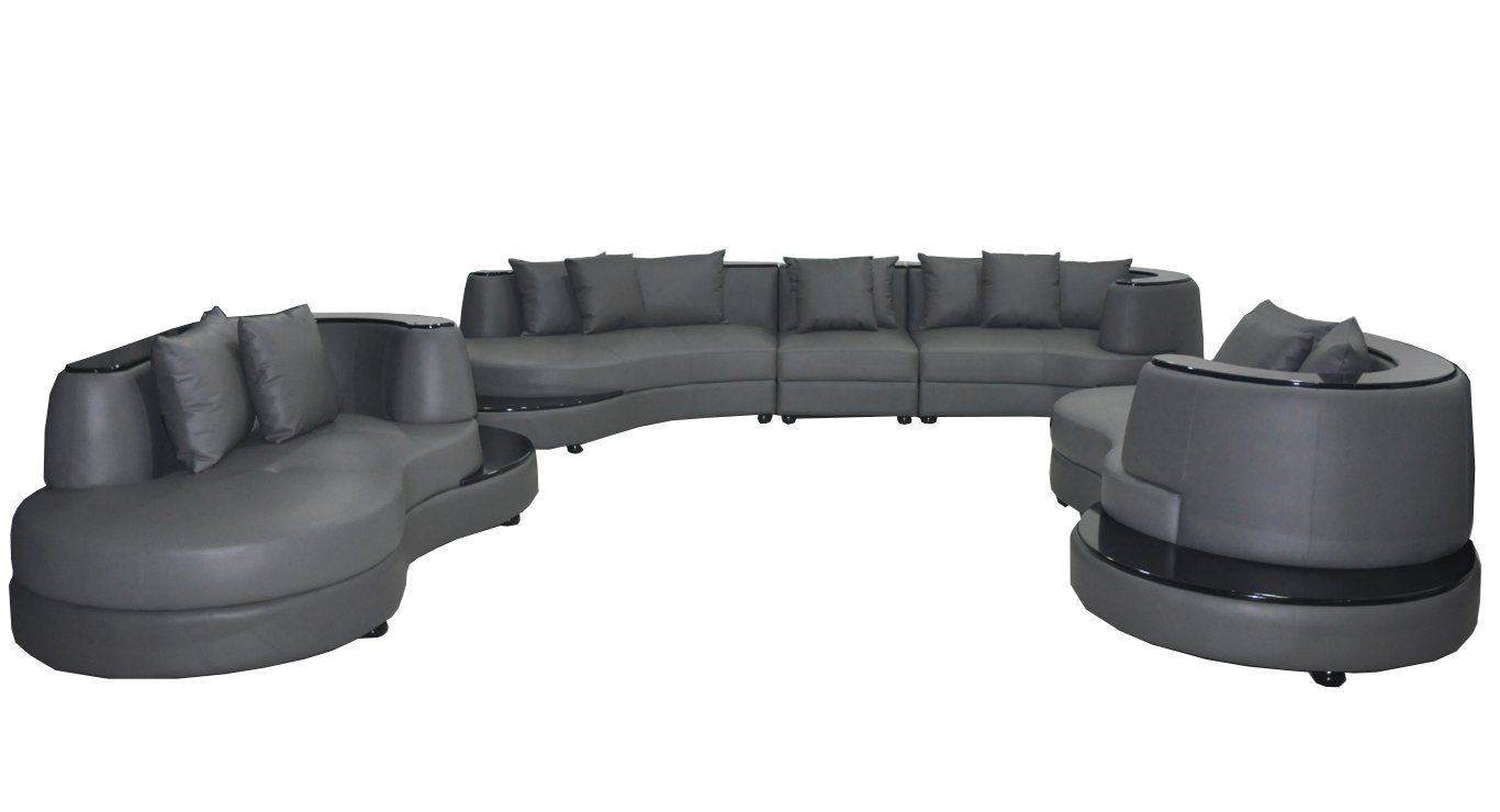 Jvmoebel Ecksofa Luxus Wohn Eck Leder Landschaft Polster Ecke Xxl Big