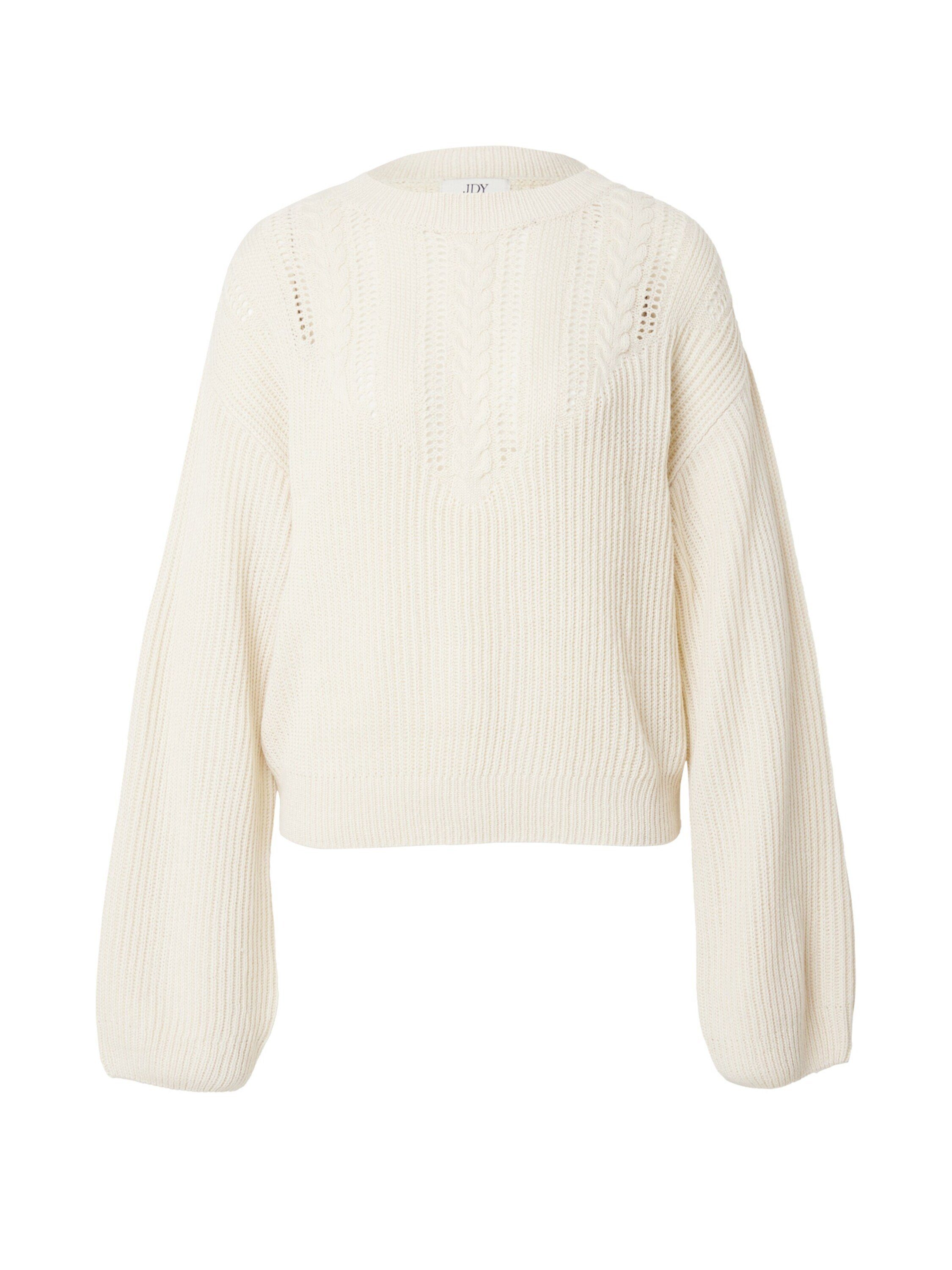 JDY Strickpullover LINN (1-tlg) Lochmuster, Überschnittene Schulter