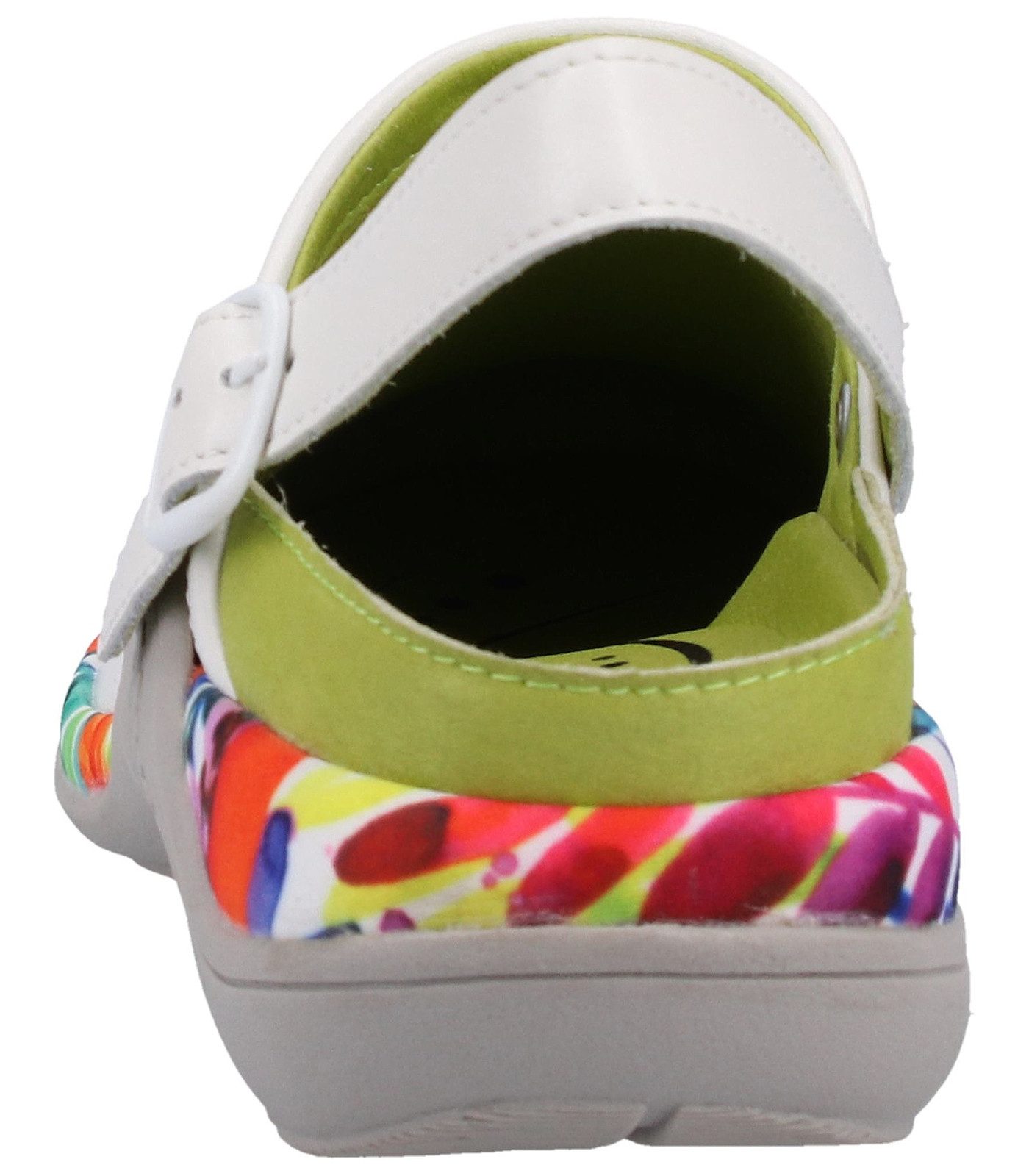 Romika Clogs Leder Clog, Absatzform: Blockabsatz