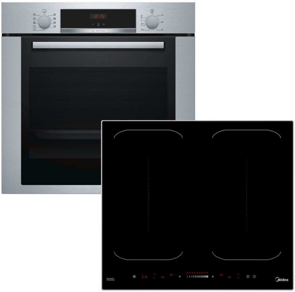 Bosch Induktions Herd Set Herdset Einbau Backofen Mit