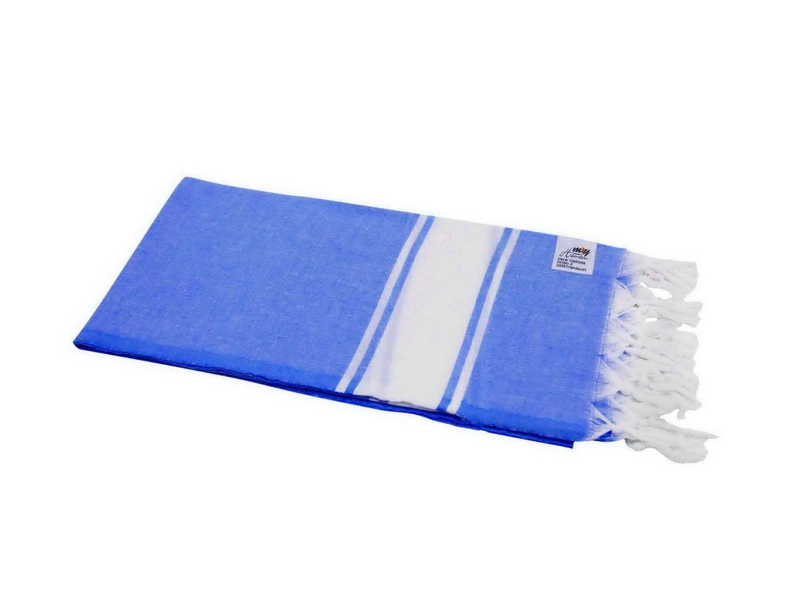 my Hamam Hamamtücher Saunatuch »Hamamtuch« blau weiß ca. 90x180 cm, Baumwolle (1-St ...