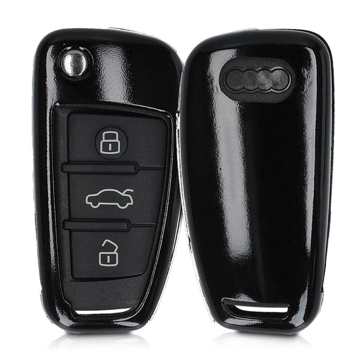 Kwmobile Schlüsseltasche Autoschlüssel Hülle Für Audi Hardcover