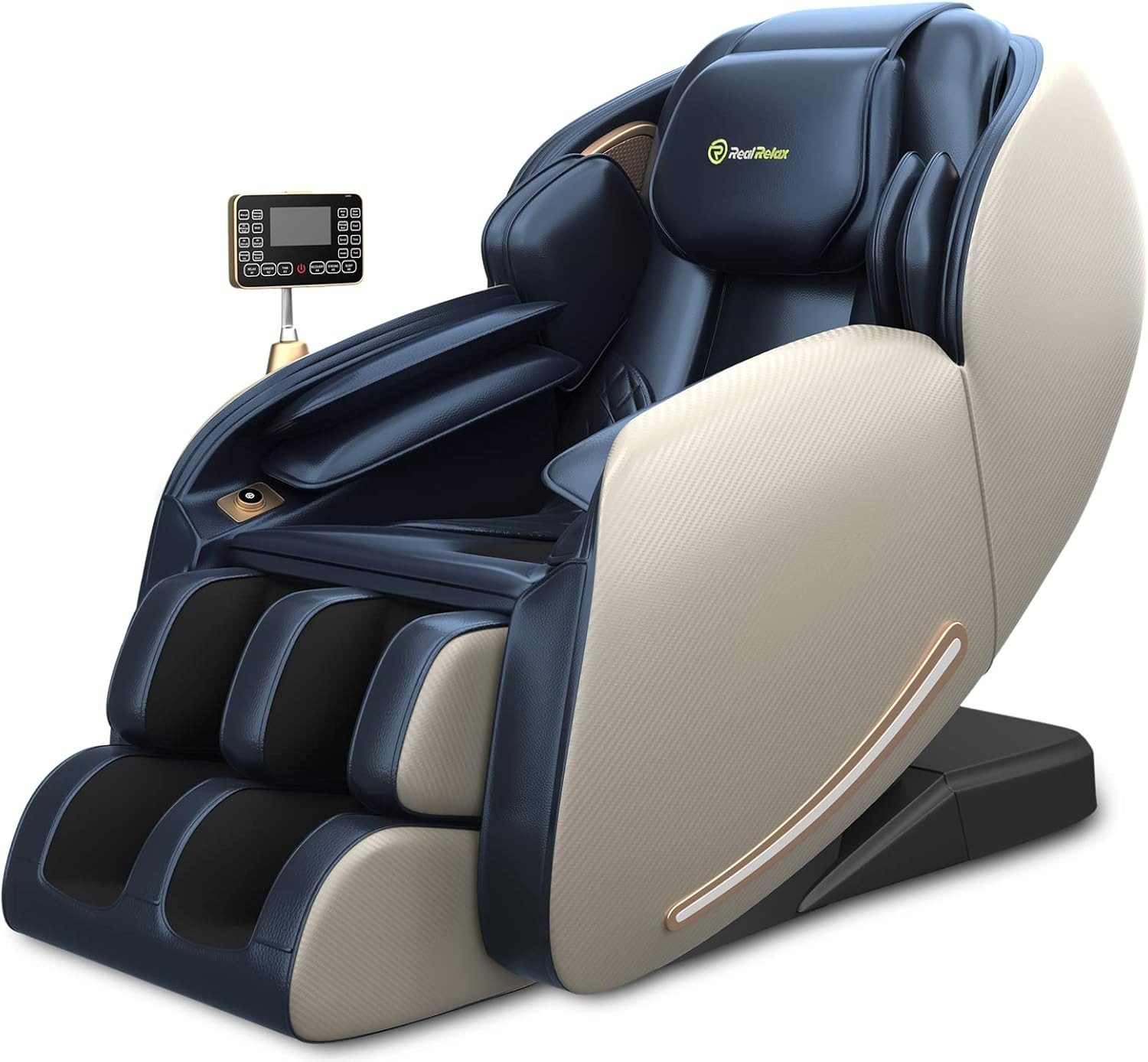 DOTMALL Massagesessel Real Relax Favor 06 Massage Sessel mit Heizung Korperscan Bluetooth