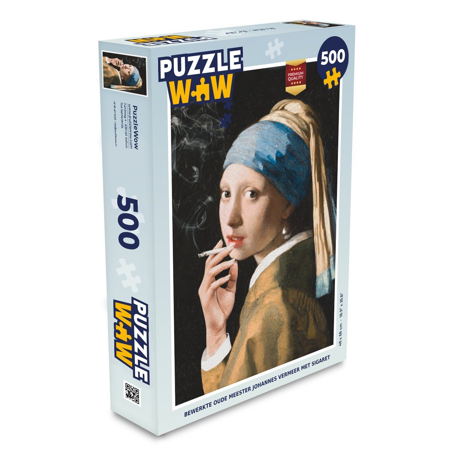 Muchowow Puzzle Mädchen Mit Perlenohrring Johannes Vermeer