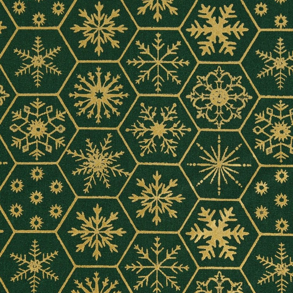 SchÖner Leben Stoff Baumwollstoff Popeline Weihnachten Sechseck