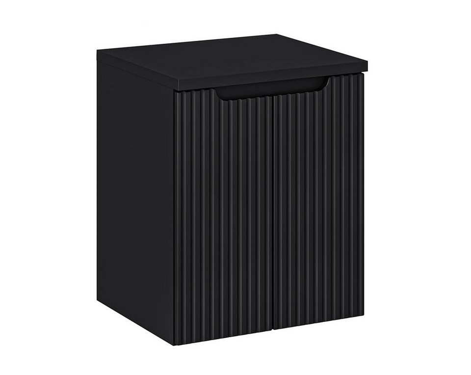 Einfachgutemoebel Waschtisch Set Bad Waschplatz Iluna Black 50cm Mit