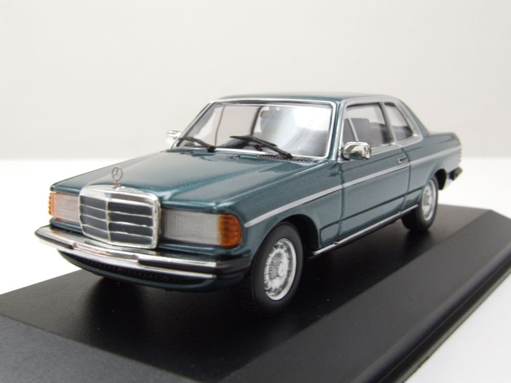 Maxichamps Modellauto Mercedes 230CE W123 1976 petrol blau Modellauto 1 ...