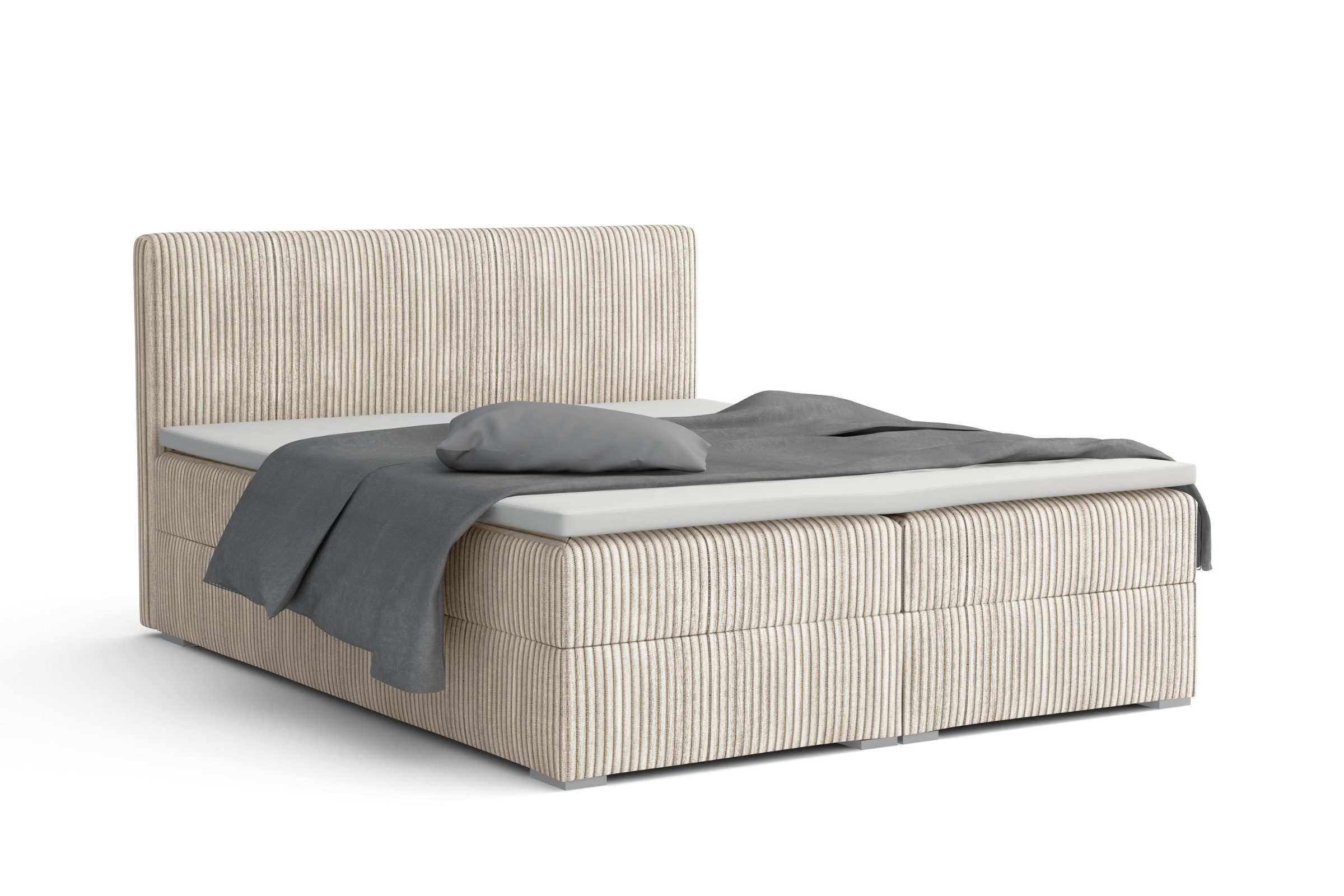 Deine Möbel 24 Boxspringbett LON IV Boxspring Komplettbett Polsterbett ...