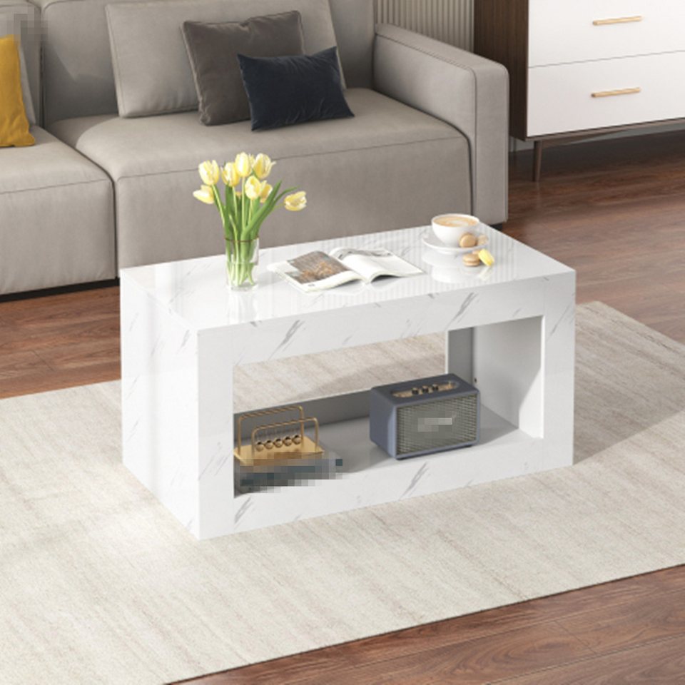 Xdeer Couchtisch Couchtisch Wohnzimmertisch Offener Stauraum Led