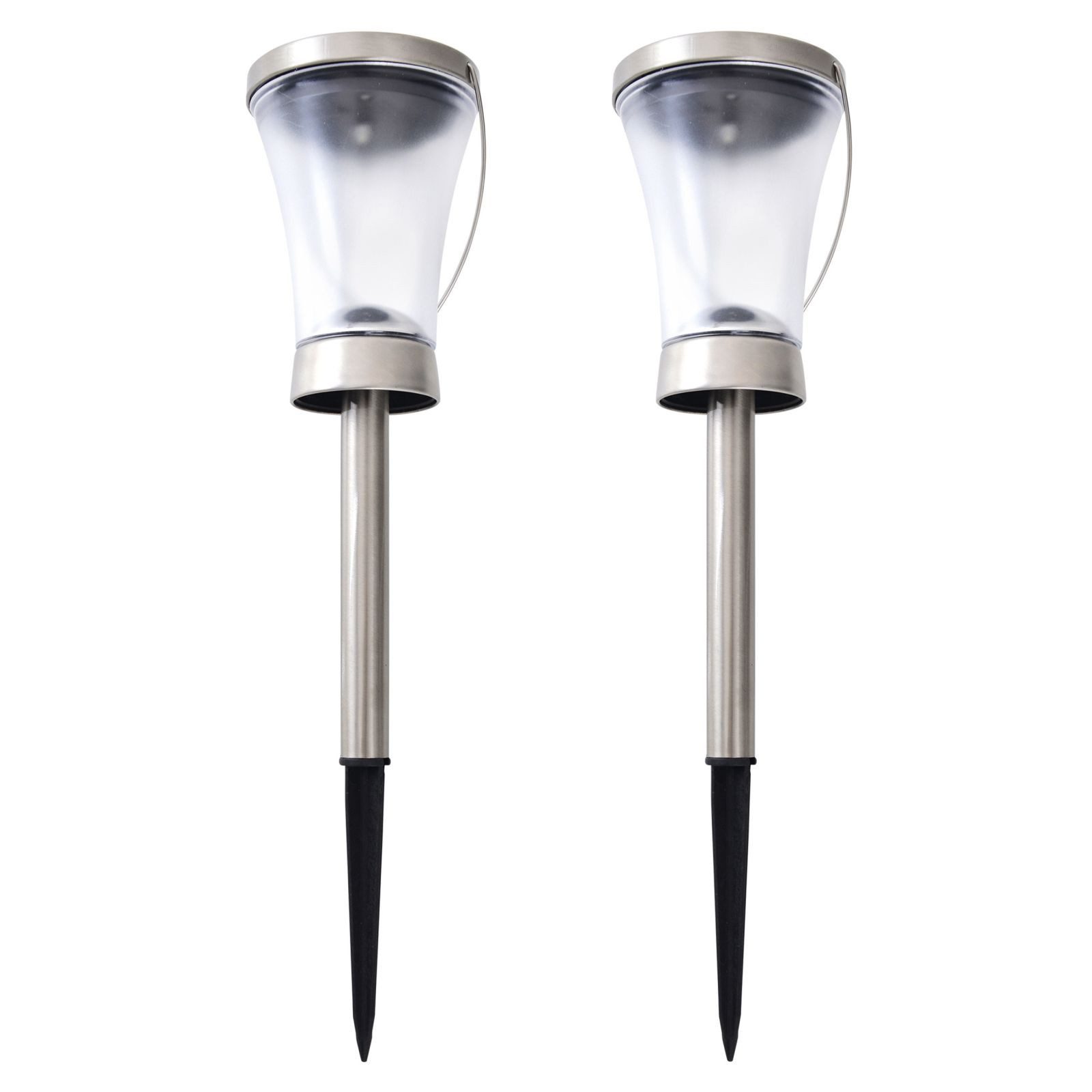 Näve Led Solarleuchte Solarleuchte Garten Erdspieß 2er Set Solarlampe