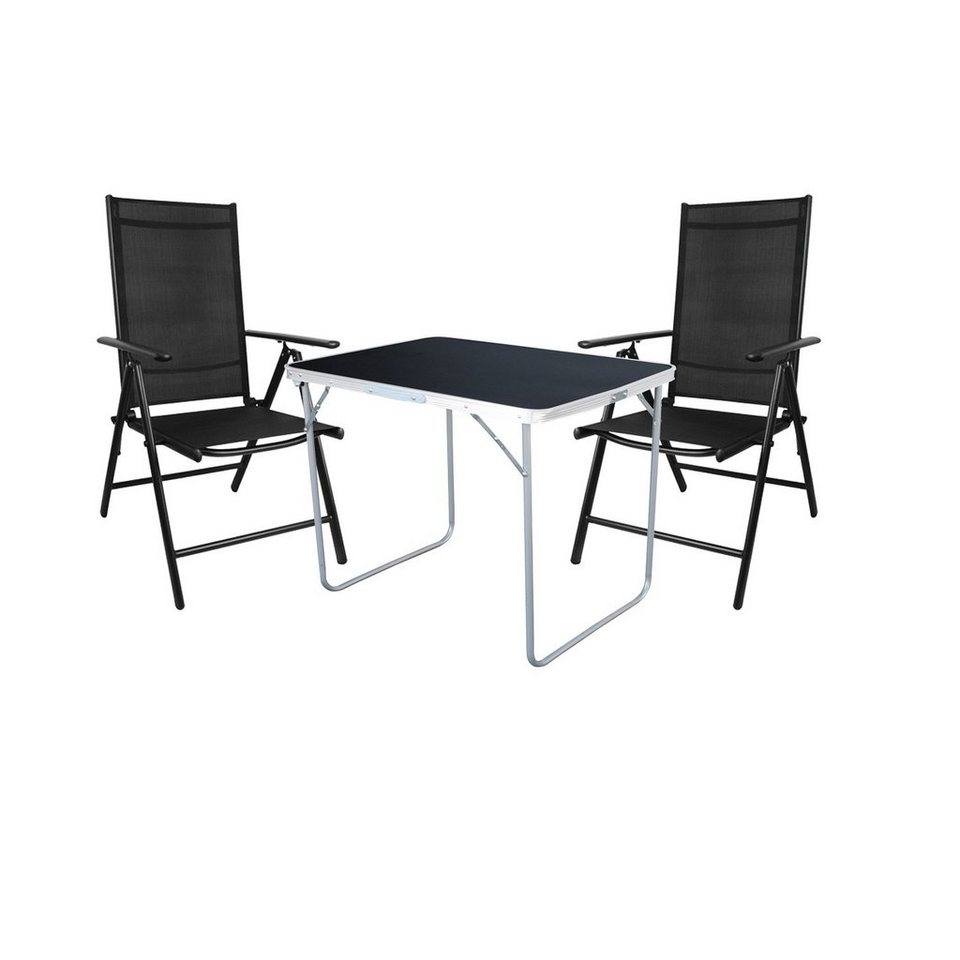 Mojawo Essgruppe 3 Tlg Camping Set Gartenmöbel Campingtisch 2