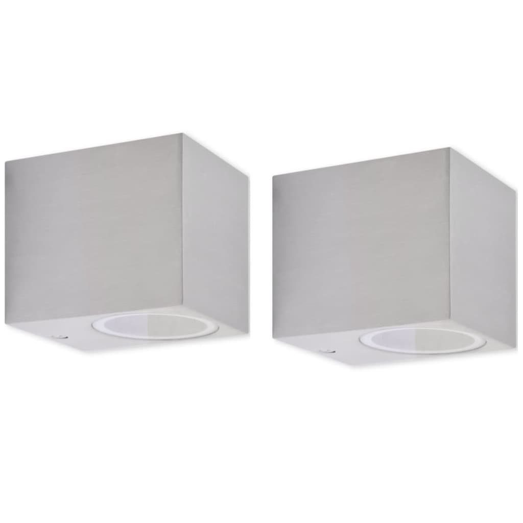 Vidaxl Außen Wandleuchte Würfel Außenwandlampe 2 Stk