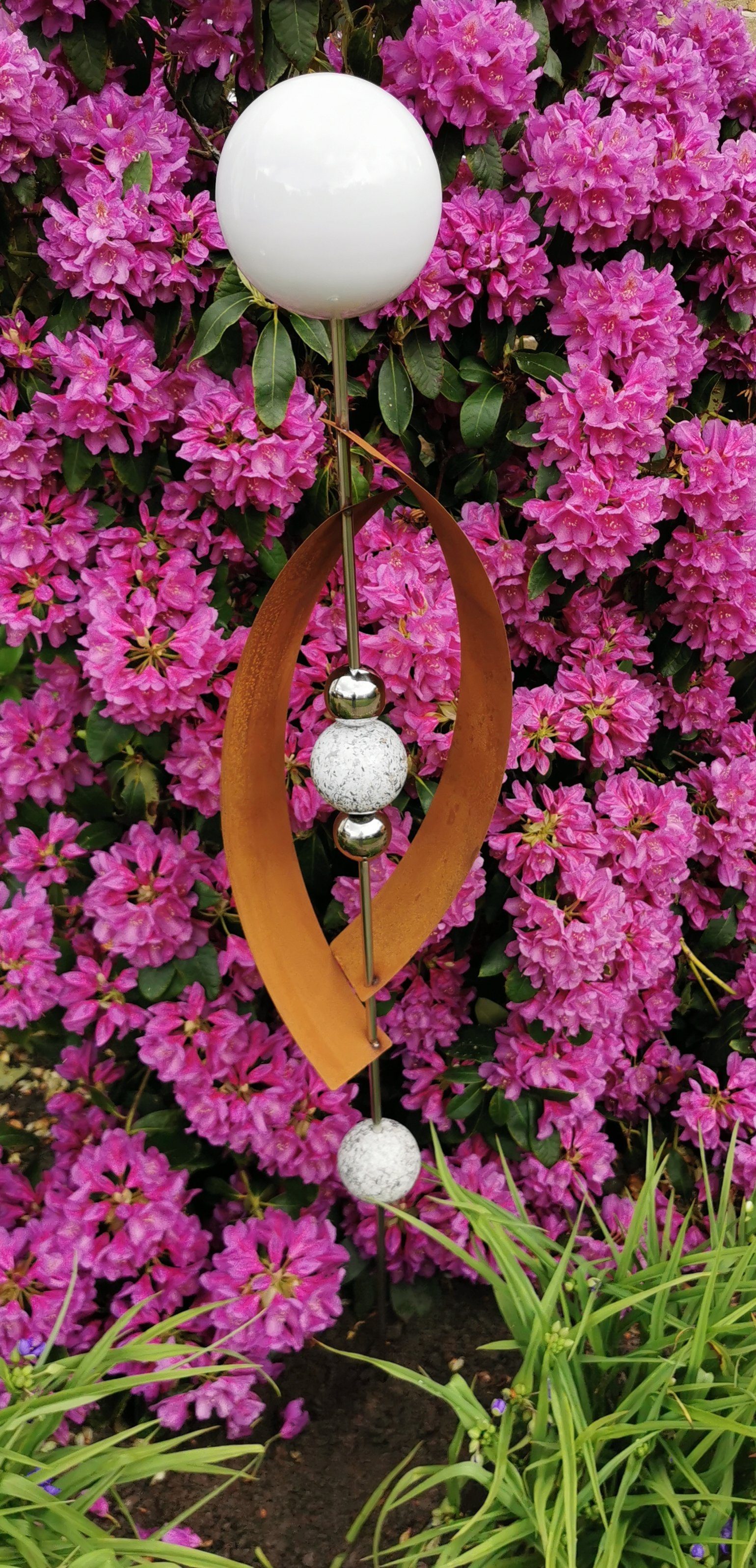 Jürgen Bocker Garten Ambiente Gartenstecker Skulptur Deimos 145cm Edel