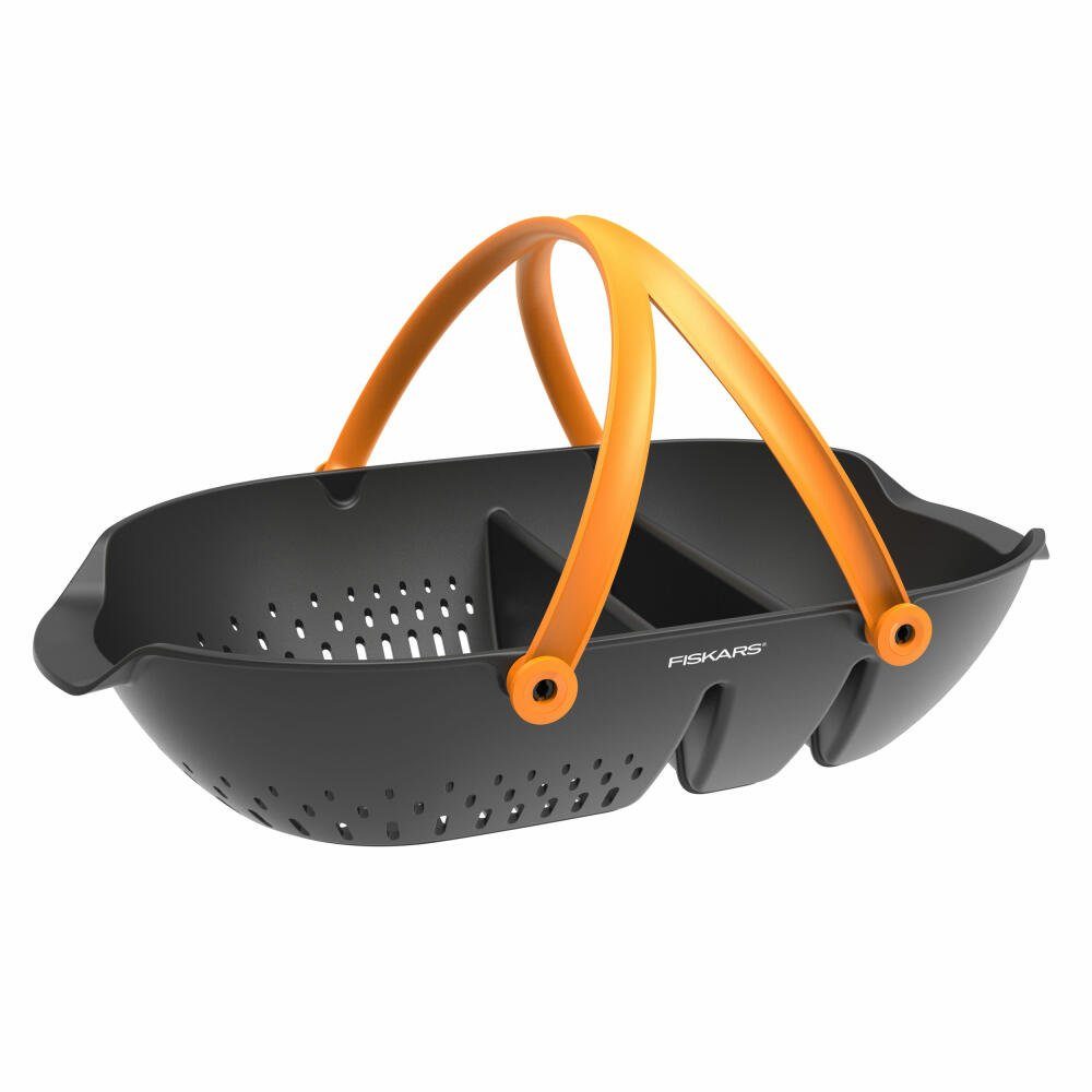 Fiskars Aufbewahrungskorb Garten-Erntekorb Plus, Ein- und beidhändig ...
