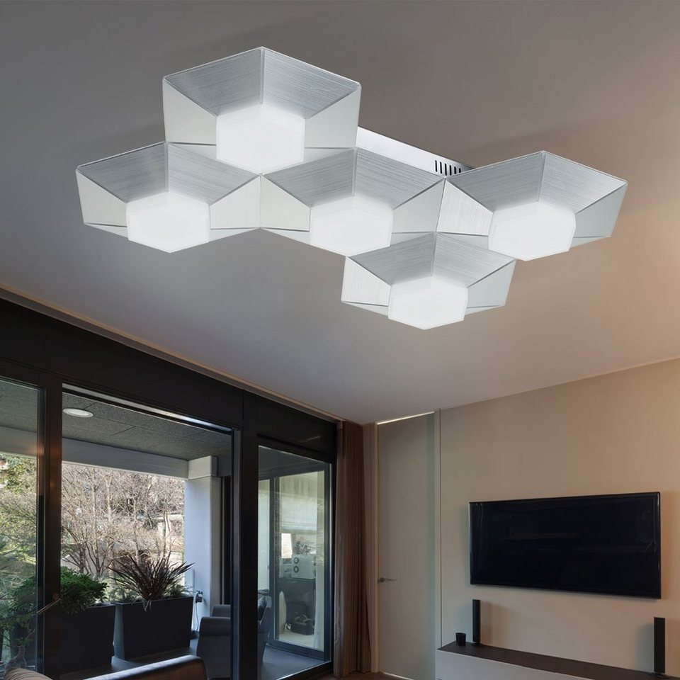 Wofi Led Deckenleuchte Led Leuchtmittel Fest Verbaut Warmweiß