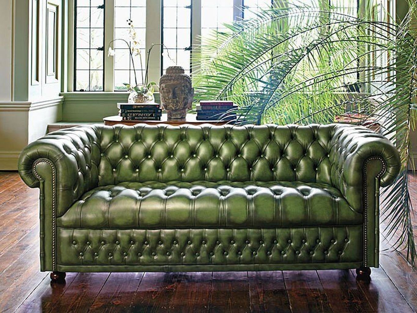 JVmoebel Chesterfield Sofa Made in Europa Material 100 Echtleder