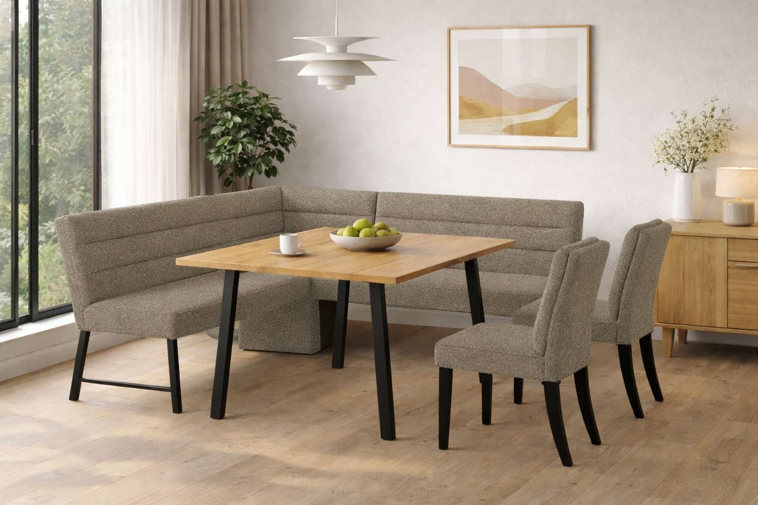 Sitzgruppe Mit Eckbank