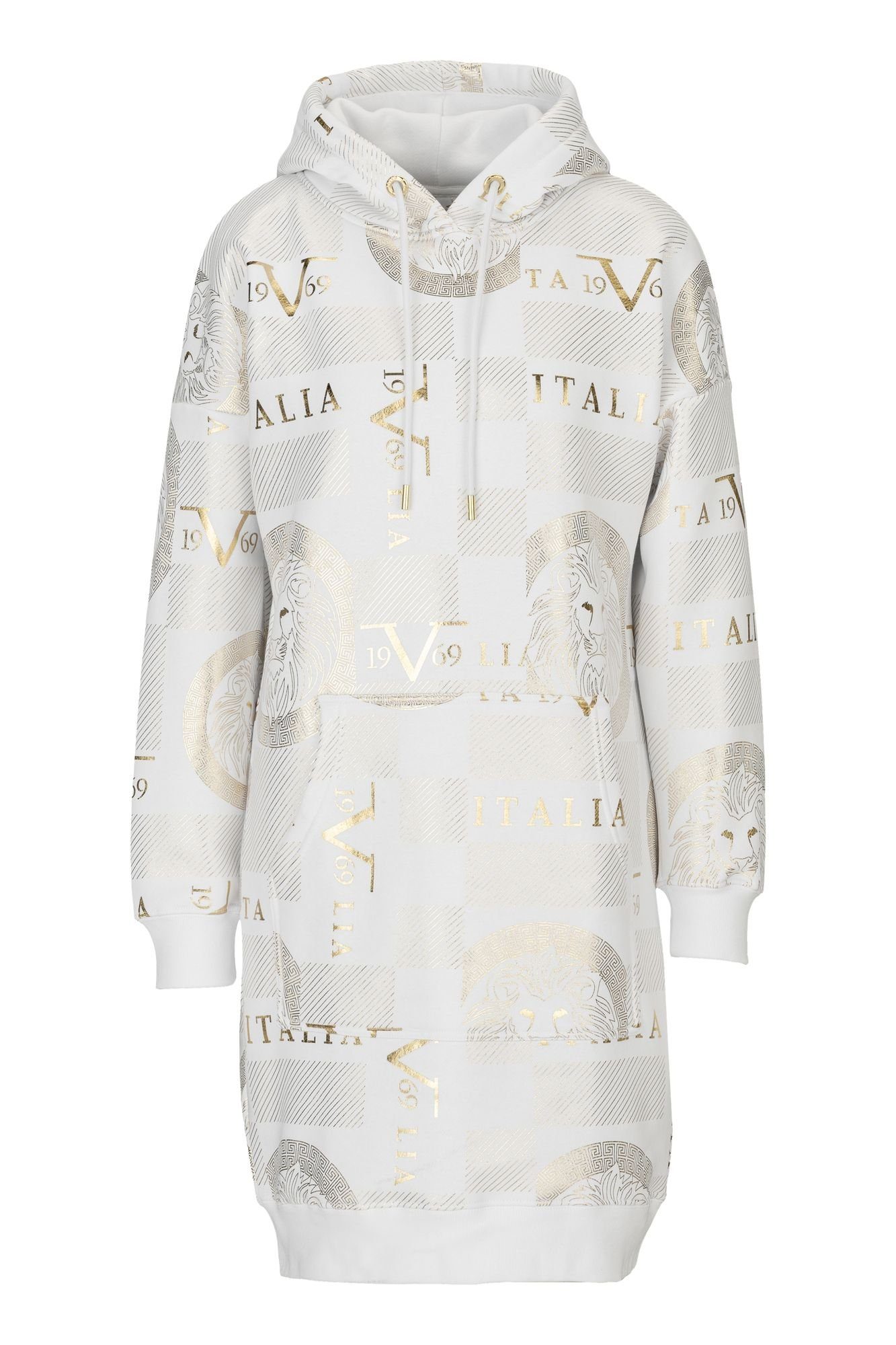 19V69 Italia by Versace Sweatkleid Holly, Herstellerfarbe: White