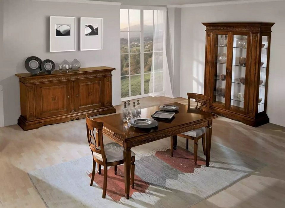Jvmoebel Esszimmer Set Garnitur Set 7tlg Esszimmer Esstisch 4x Stühle