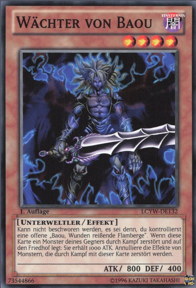 Recollectibles Sammelkarte Yugioh Karte Wächter Von Baou Deutsch Yu Gi