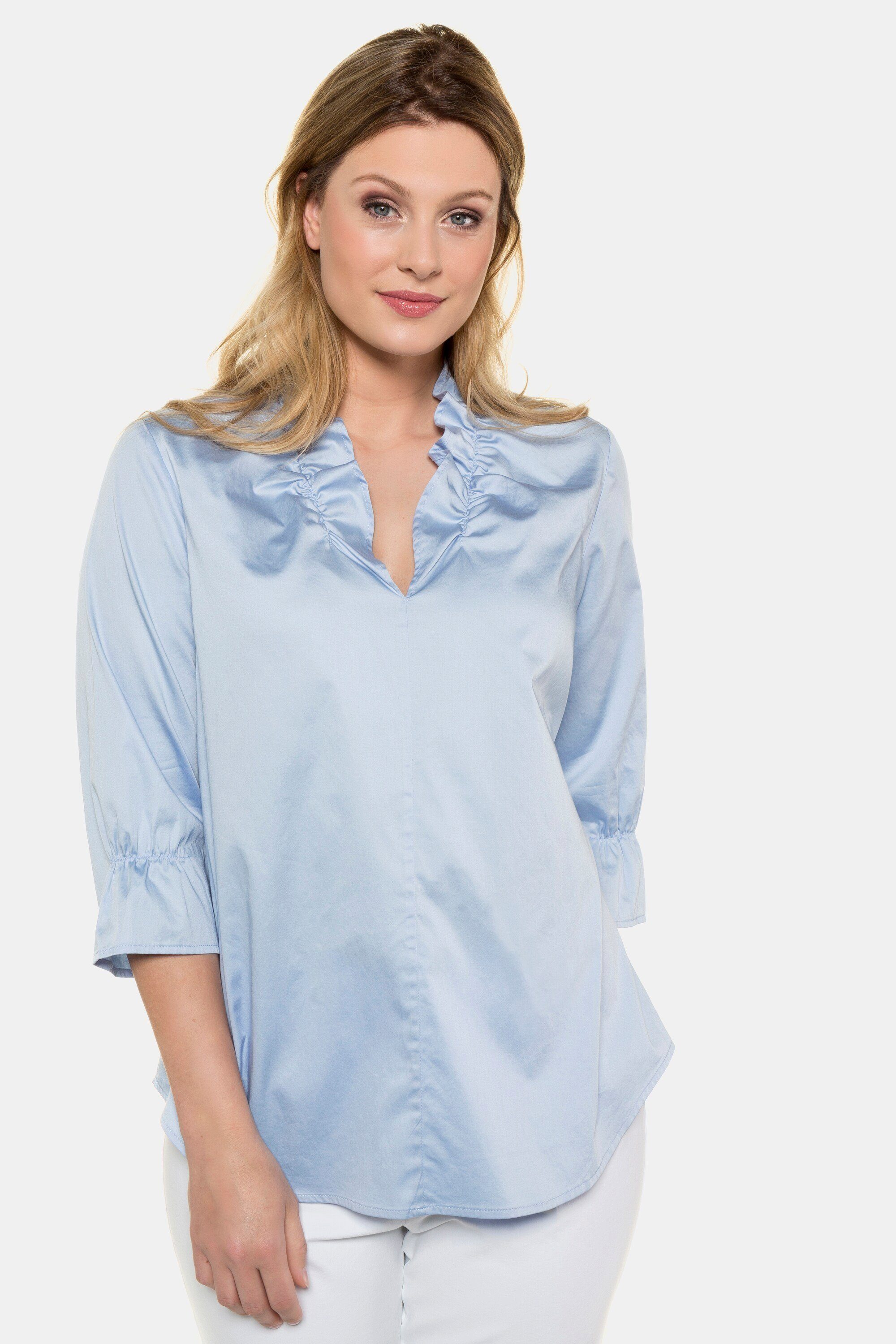 Ulla Popken Longbluse Bis 60 Bluse Oberteil Mit Elastischen