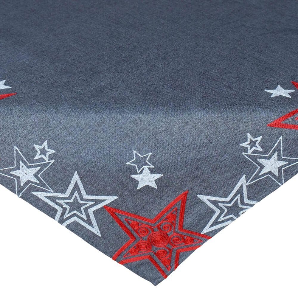 Matches21 Home And Hobby Tischdecke Tischdecke Mitteldecke Dunkelgrau
