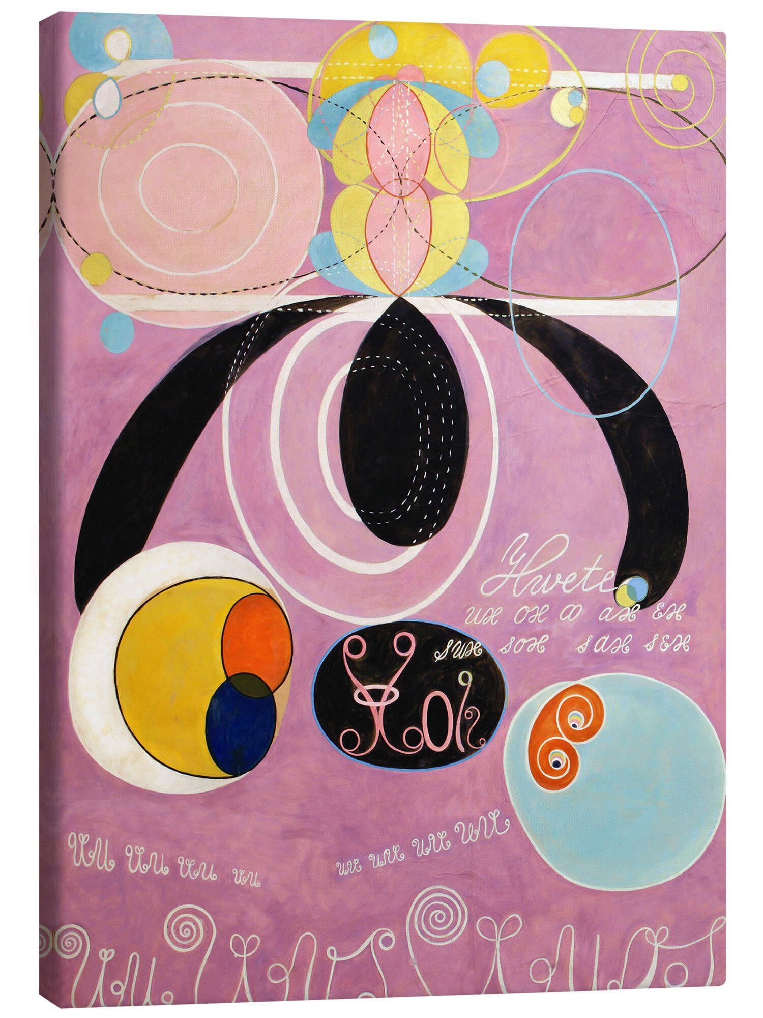 Posterlounge Leinwandbild Hilma Af Klint Die Zehn Größten Nr 6