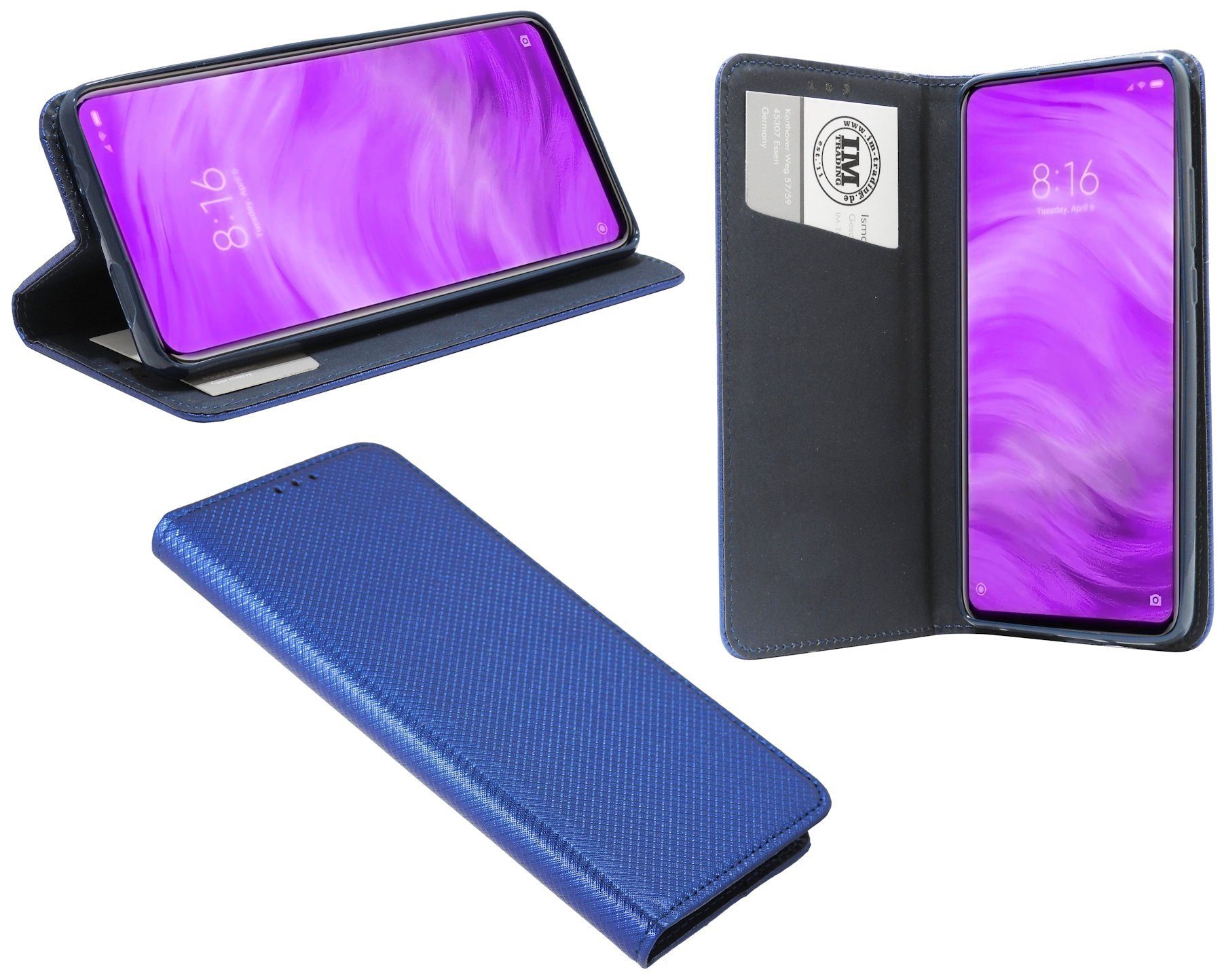 Cofi1453 Handyhülle Buch Tasche Smart Kunstleder Schutzhülle Handy
