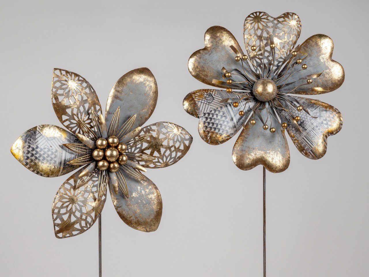 formano Gartenstecker Gold H:115cm D:31cm Metall