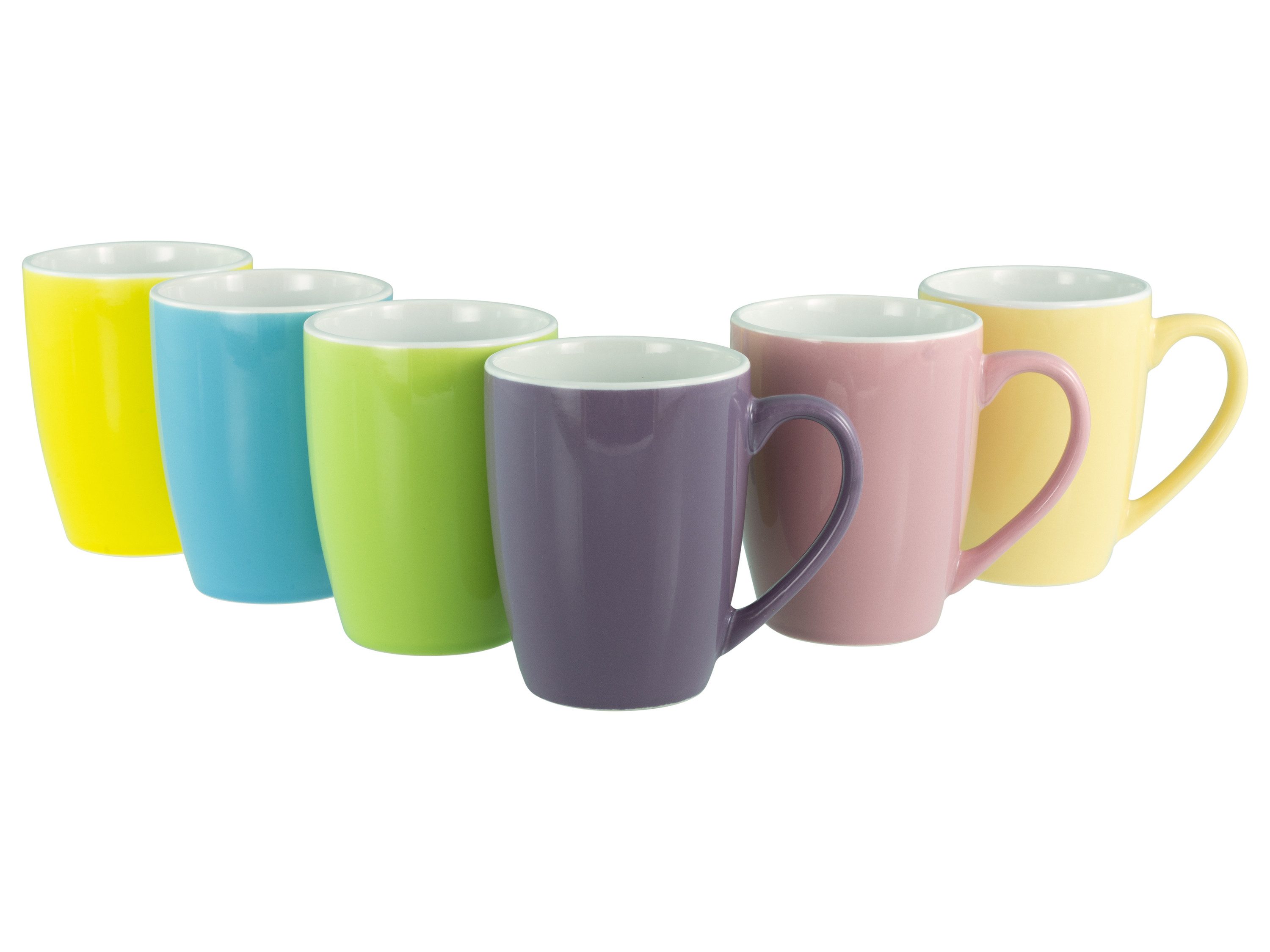 Creatable Becher Universal Bunt Kaffeebecher 6 Tlg Steinzeug
