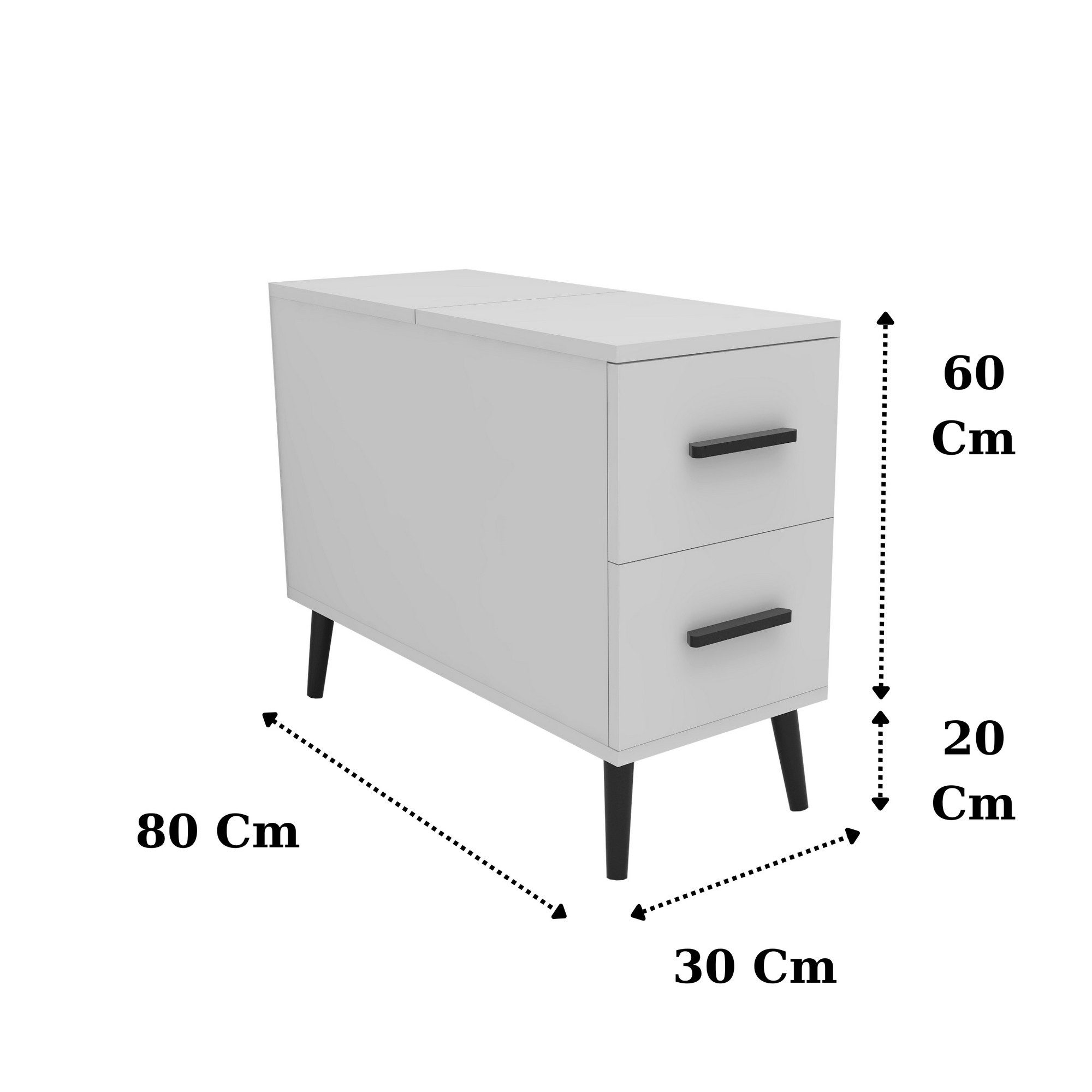 Skye Decor Couchtisch 100 Melamine Coated Particle Board 80 Cm X 80