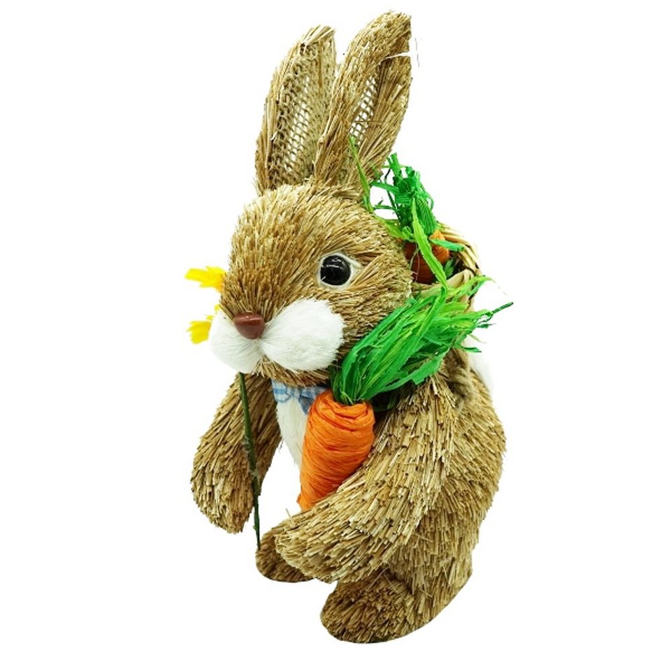 Macosa Home Osterhase Strohhase Dekohase Aus Stroh Landhaus Osterhase