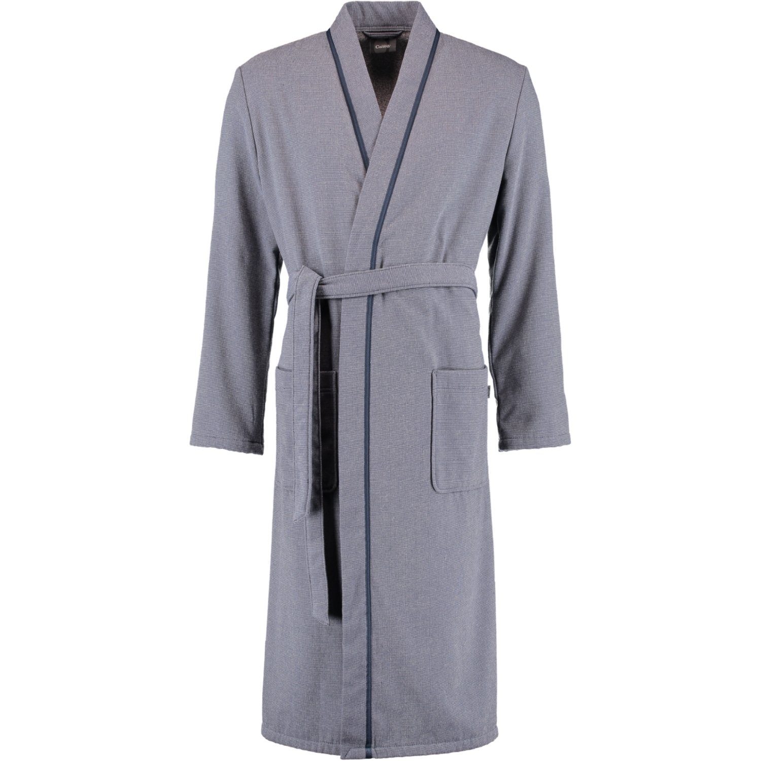 Cawö Herrenbademantel Struktur 6522 Kimono Frottier Kimono 100