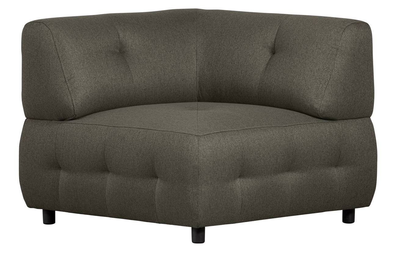 WOOOD Sofa Louis Eck-Element aus gewebten Stoff, Couch