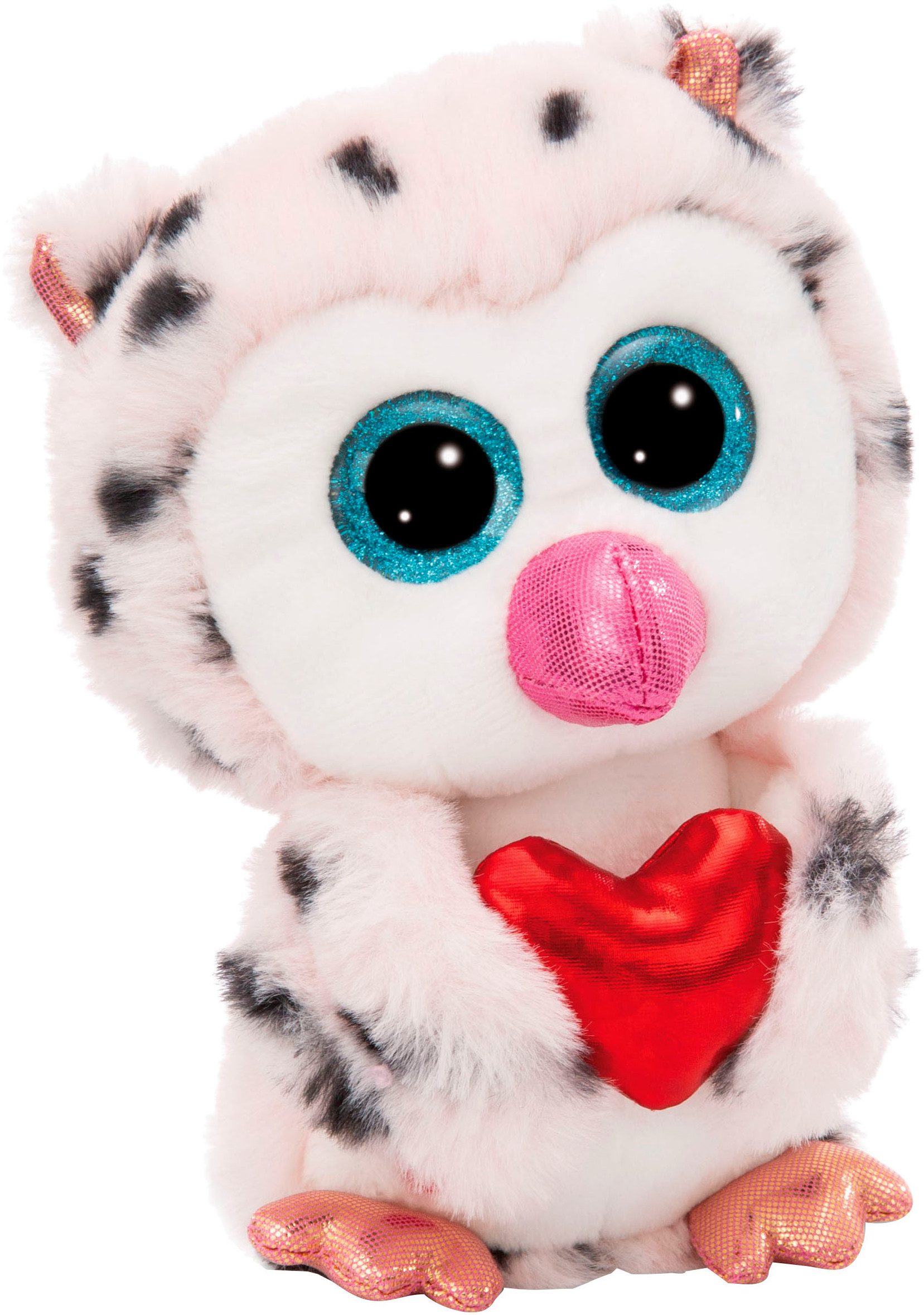 Nici Kuscheltier Glubschis, Eule Lowidou, 15 cm, Plüschtier, Stofftier