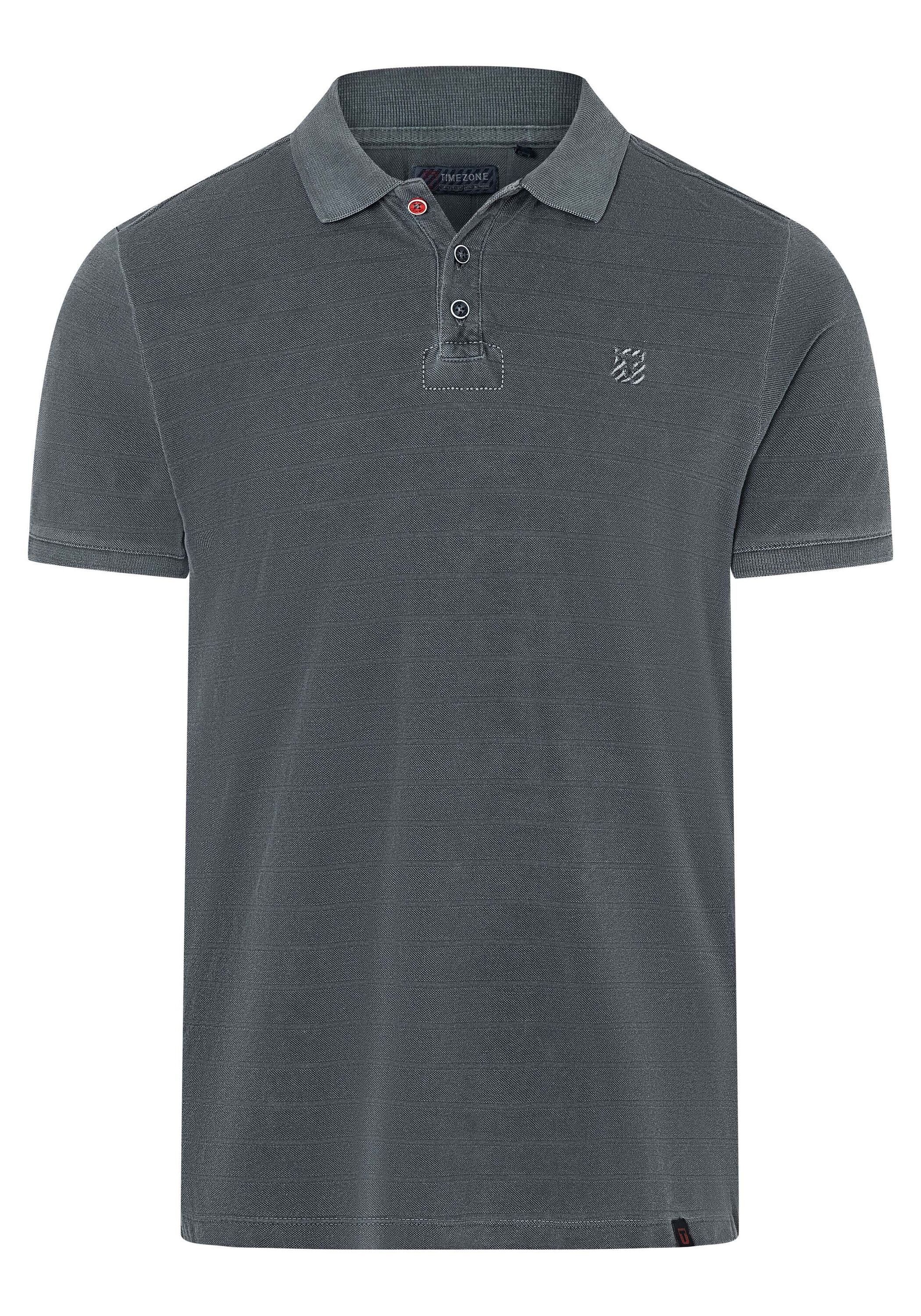 TIMEZONE Poloshirt, Farblich abgestimmte Logo-Stickerei auf der Brust