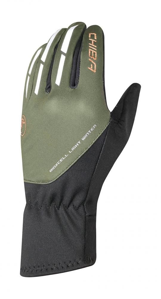 Chiba Fahrradhandschuhe CHIBA BioXCell Eco Pro - Radhandschuhe L olive ...