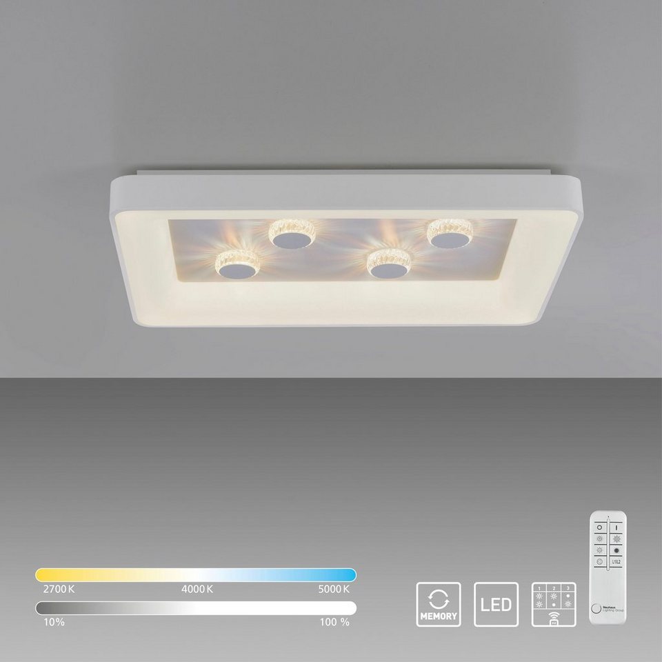Just Light Deckenleuchte Vertigo Led Fest Integriert Warmweiß
