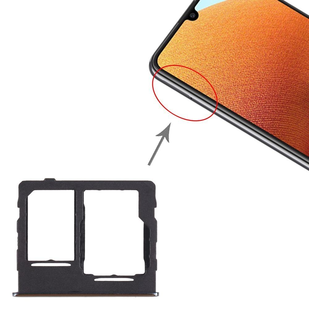 Wigento Sim Karten Halter Für Samsung Galaxy A32 5g A326b Schwarz Card