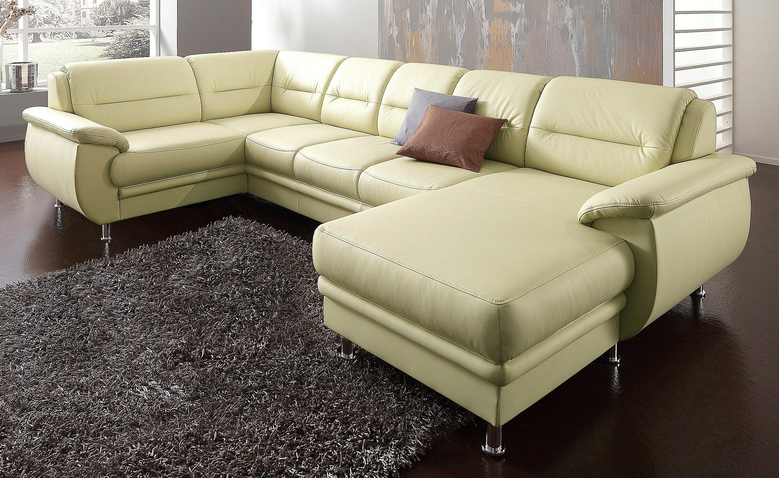 sit&more Wohnlandschaft Mailand U-Form, wahlweise mit Bettfunktion ...
