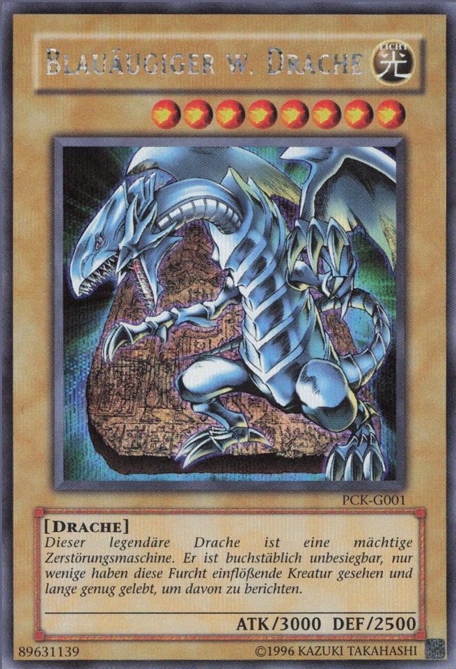 Recollectibles Sammelkarte Yugioh Karte Blauäugiger W Drache Yu Gi Oh