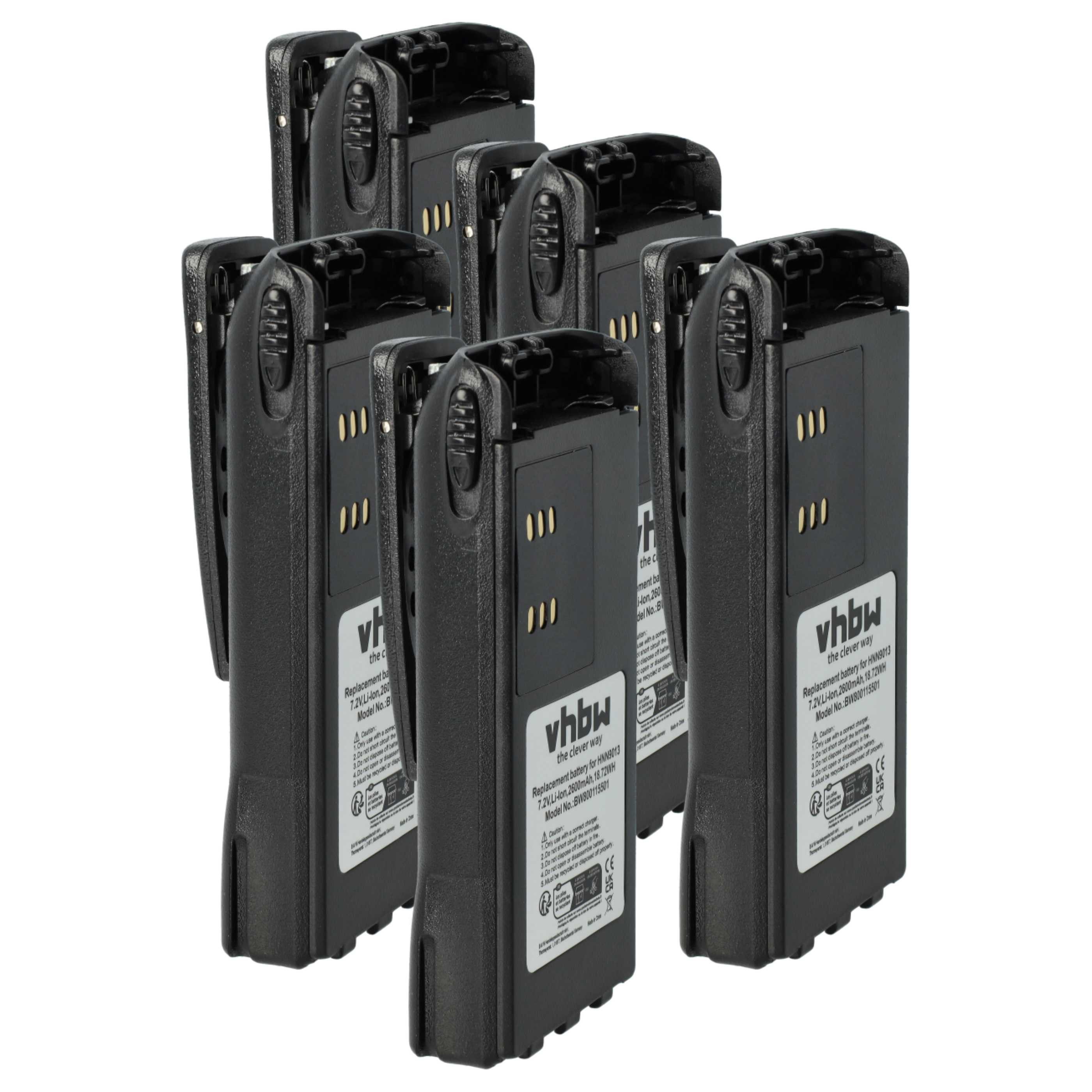 vhbw passend für Motorola MTX850.LS, MTX8250LS, MTX850, MTX8250, Akku Li-Ion 2600 mAh ...