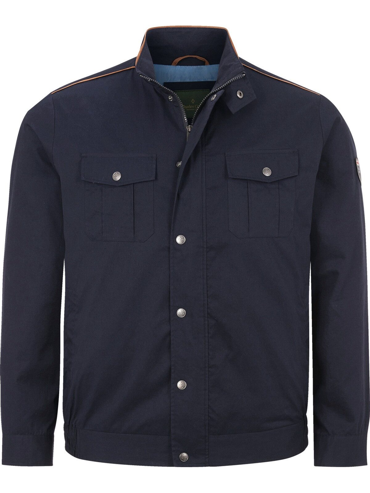 Charles Colby Outdoorjacke SIR EOLANN mit Ellenbogen-Patches