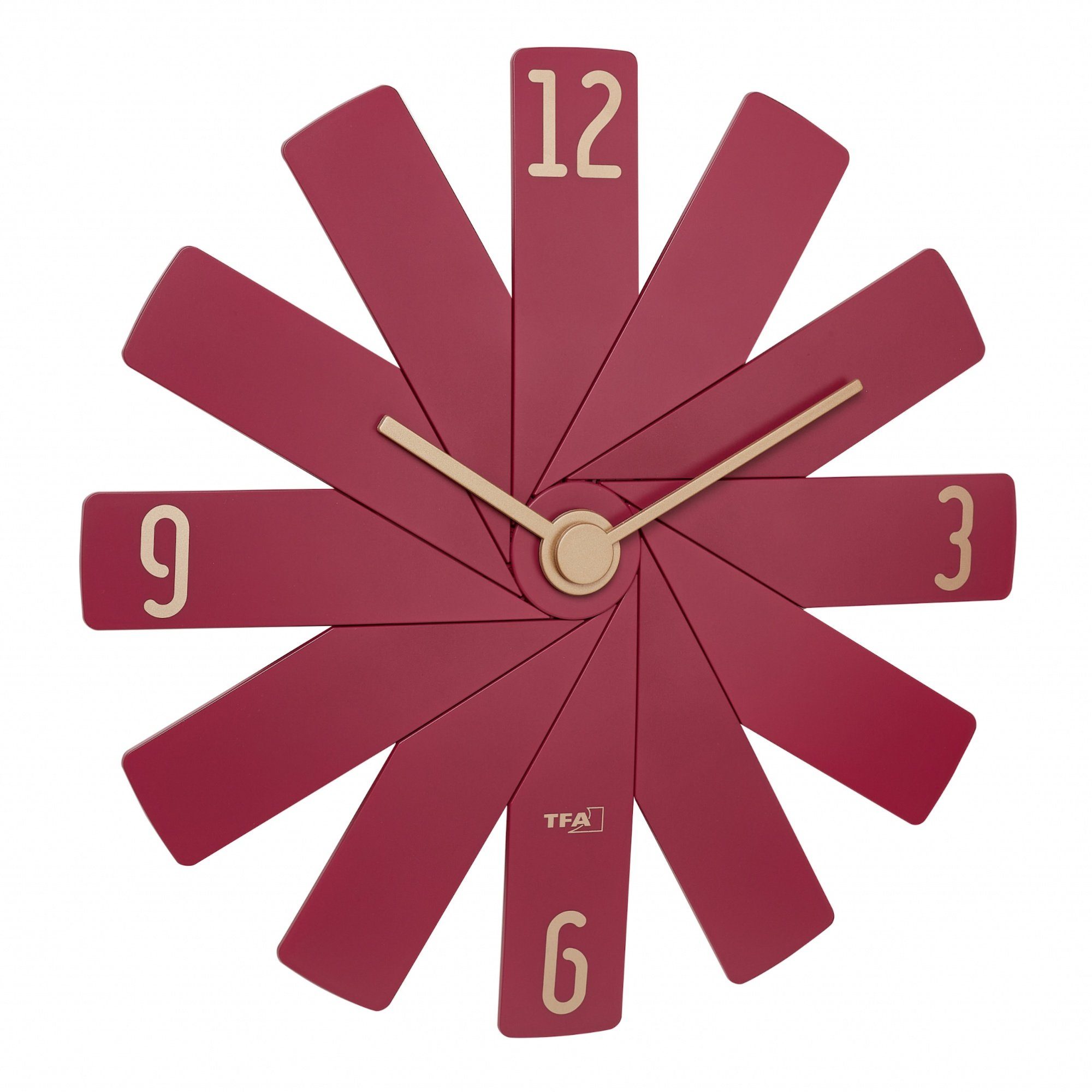 TFA Dostmann Wanduhr Quarz-Wanduhr zum Zusammenstecken 60.3020.04 ...